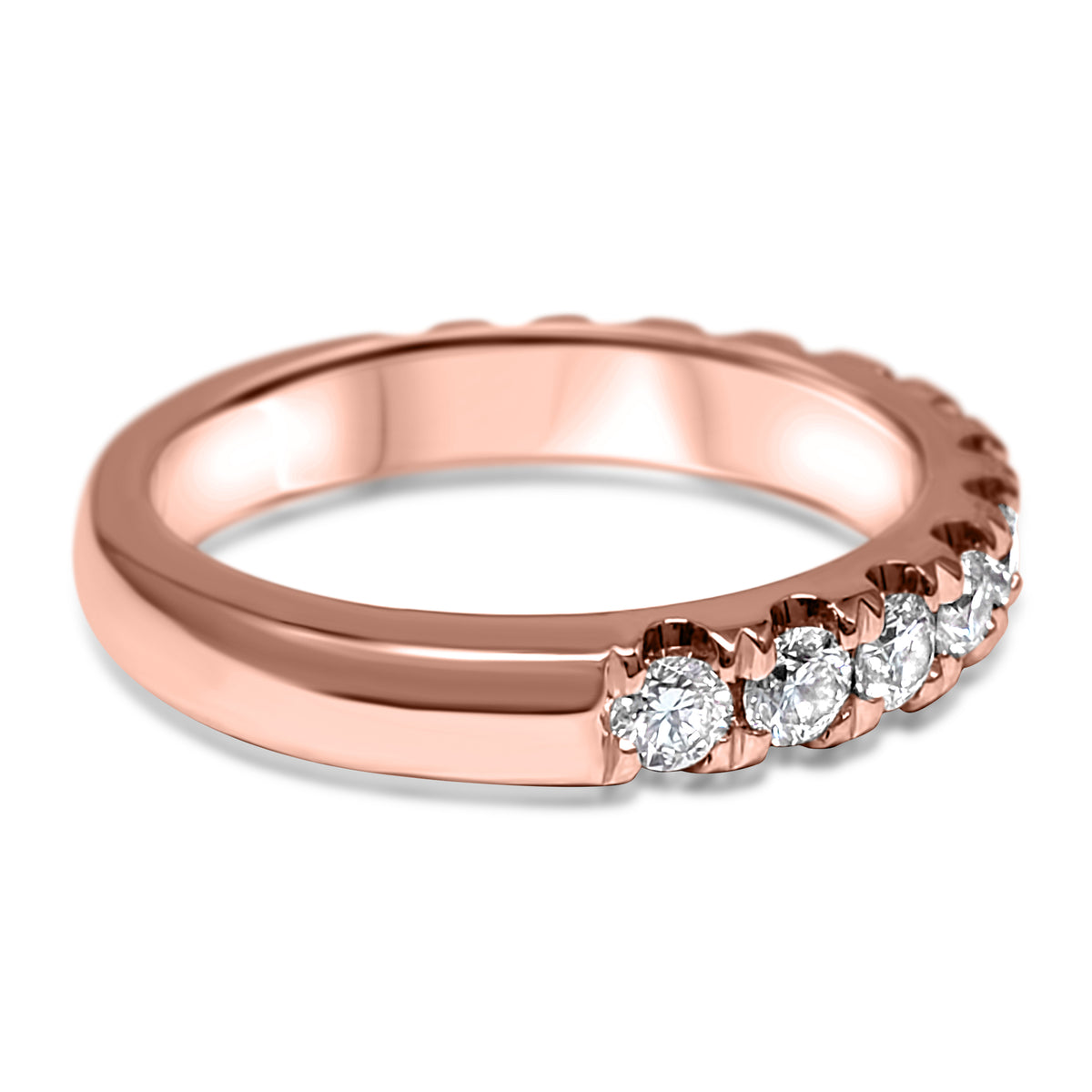 Wedding Band for Women | Half Eternity Lab-Grown Diamond Ring | F Colo ...
